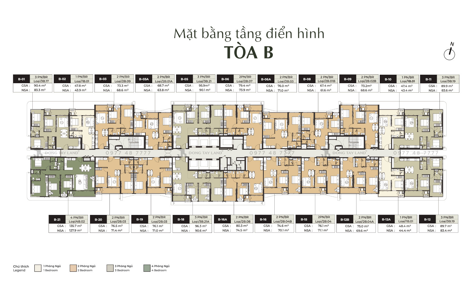 Mặt bằng Lumière Midtown | Layout Căn hộ và Quy Hoạch Chi Tiết